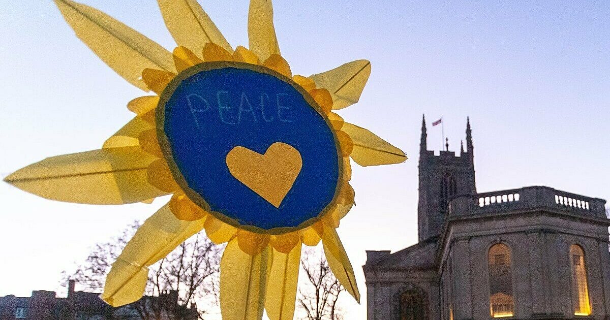 Derby's Ukraine Peace Procession Held on the 24th of February | The ...